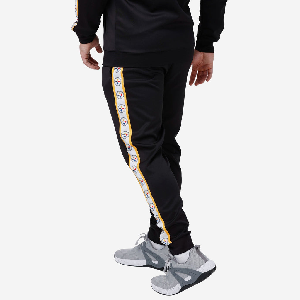 Pittsburgh Steelers Stripe Logo Track Pants FOCO