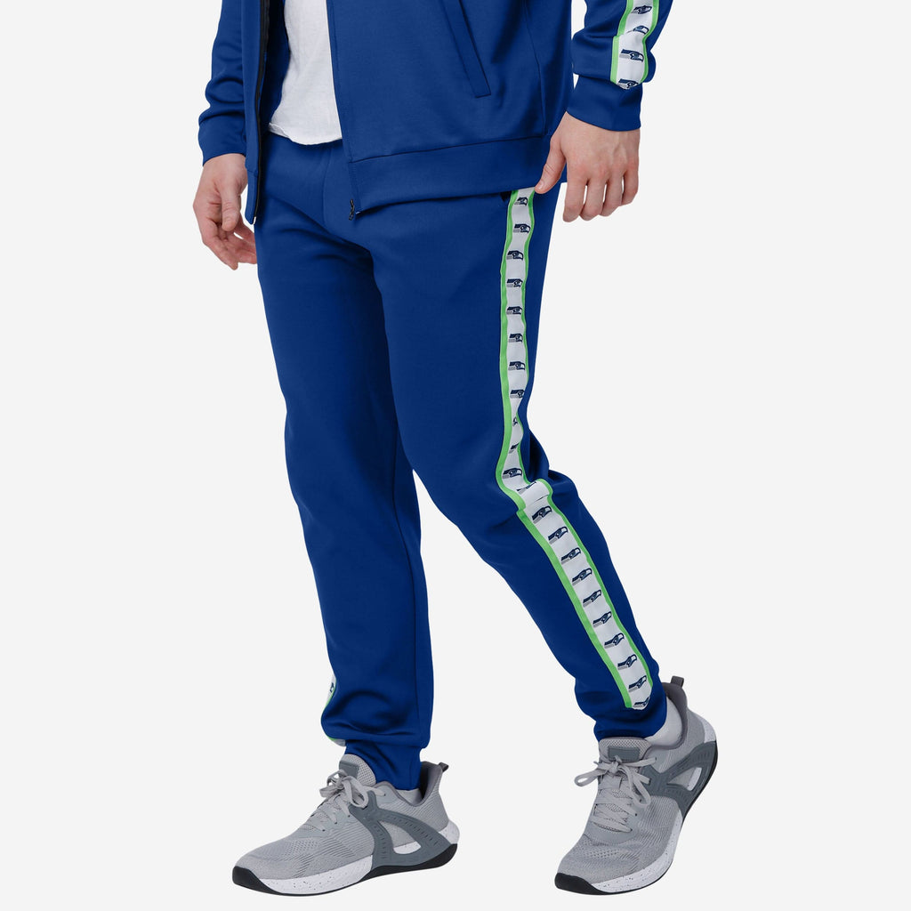 Seattle Seahawks Stripe Logo Track Pants FOCO