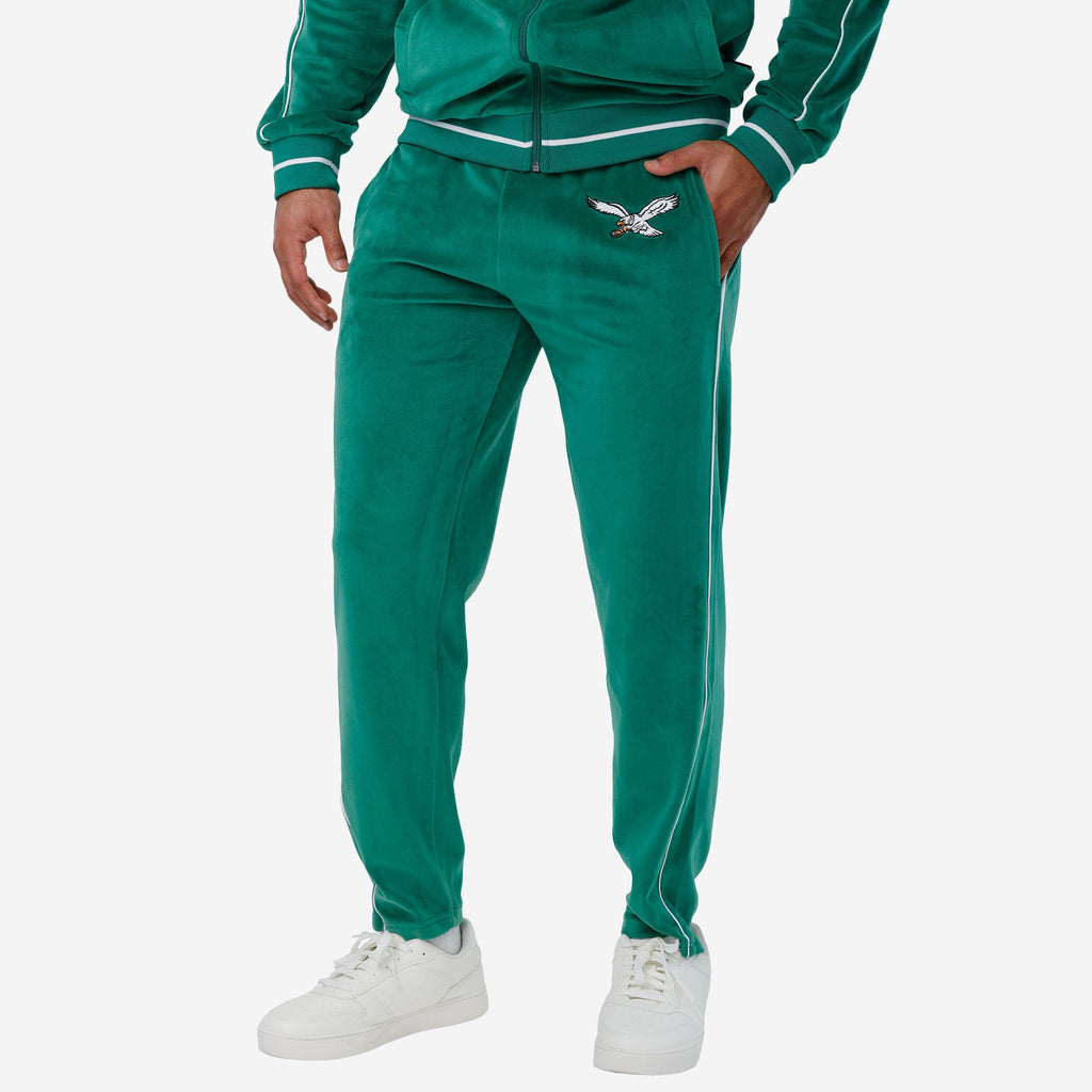 Philadelphia Eagles Kelly Green Velour Pants FOCO