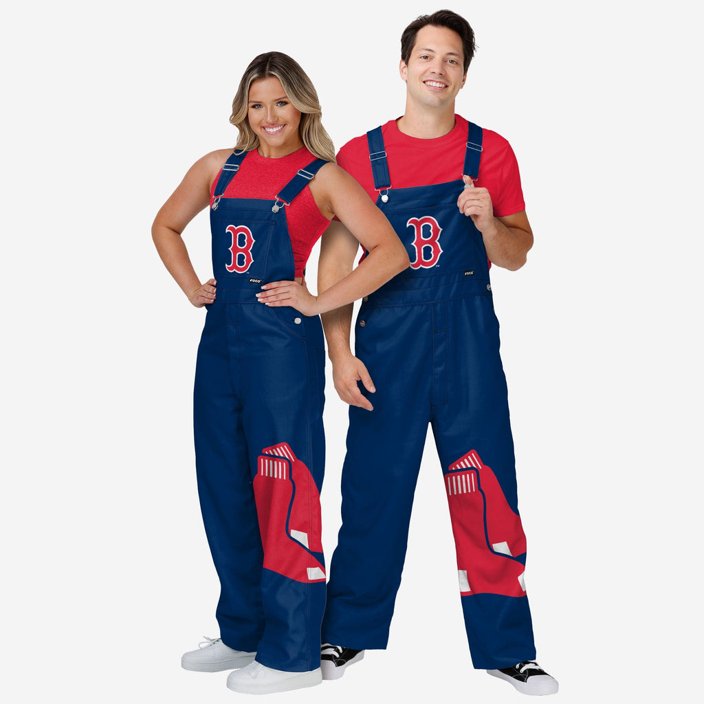Boston Red Sox Womens Big Logo Bib Overalls FOCO