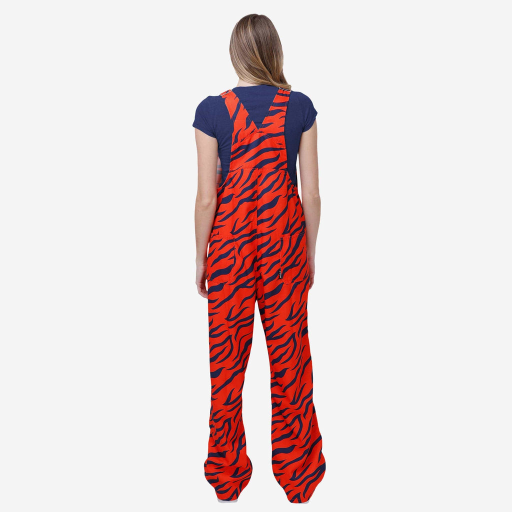 Detroit Tigers Womens Tiger Stripe Thematic Bib Overalls FOCO