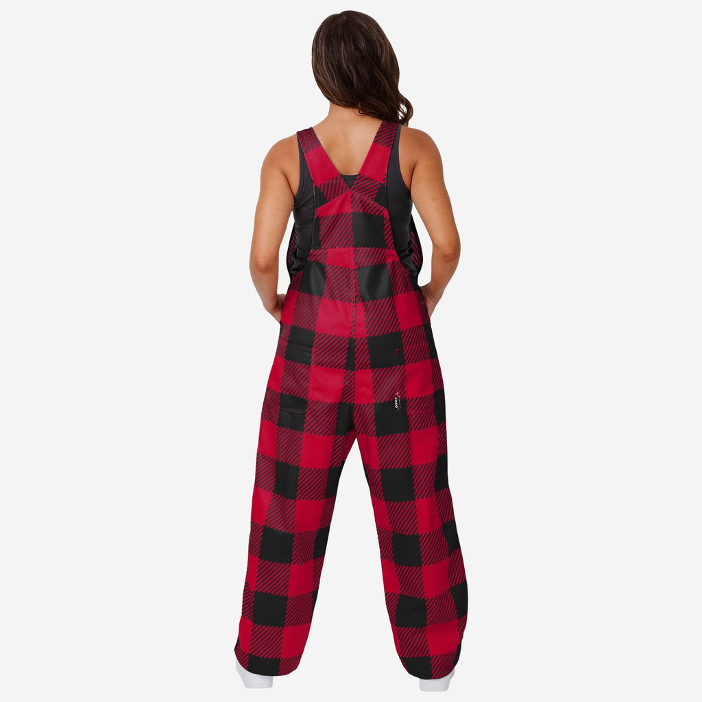 Georgia Bulldogs Womens Plaid Bib Overalls FOCO