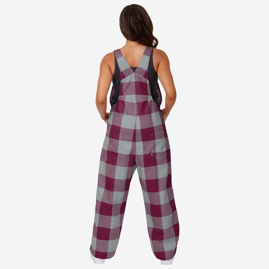 Texas A&M Aggies Womens Plaid Bib Overalls FOCO