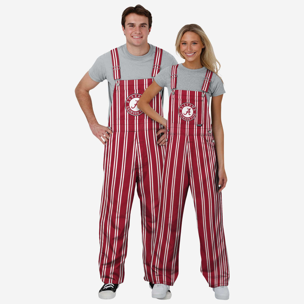 Alabama Crimson Tide Womens Sideline Spirit Bib Overalls FOCO