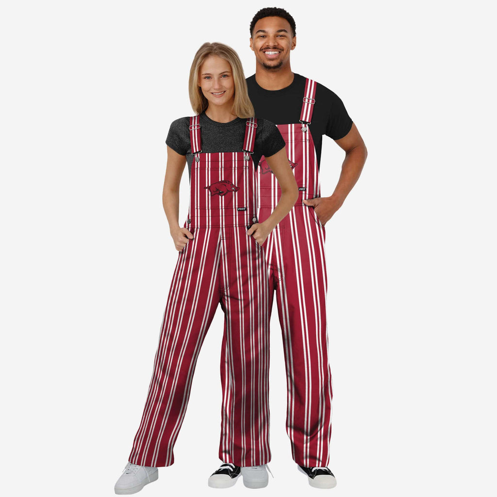 Arkansas Razorbacks Womens Sideline Spirit Bib Overalls FOCO