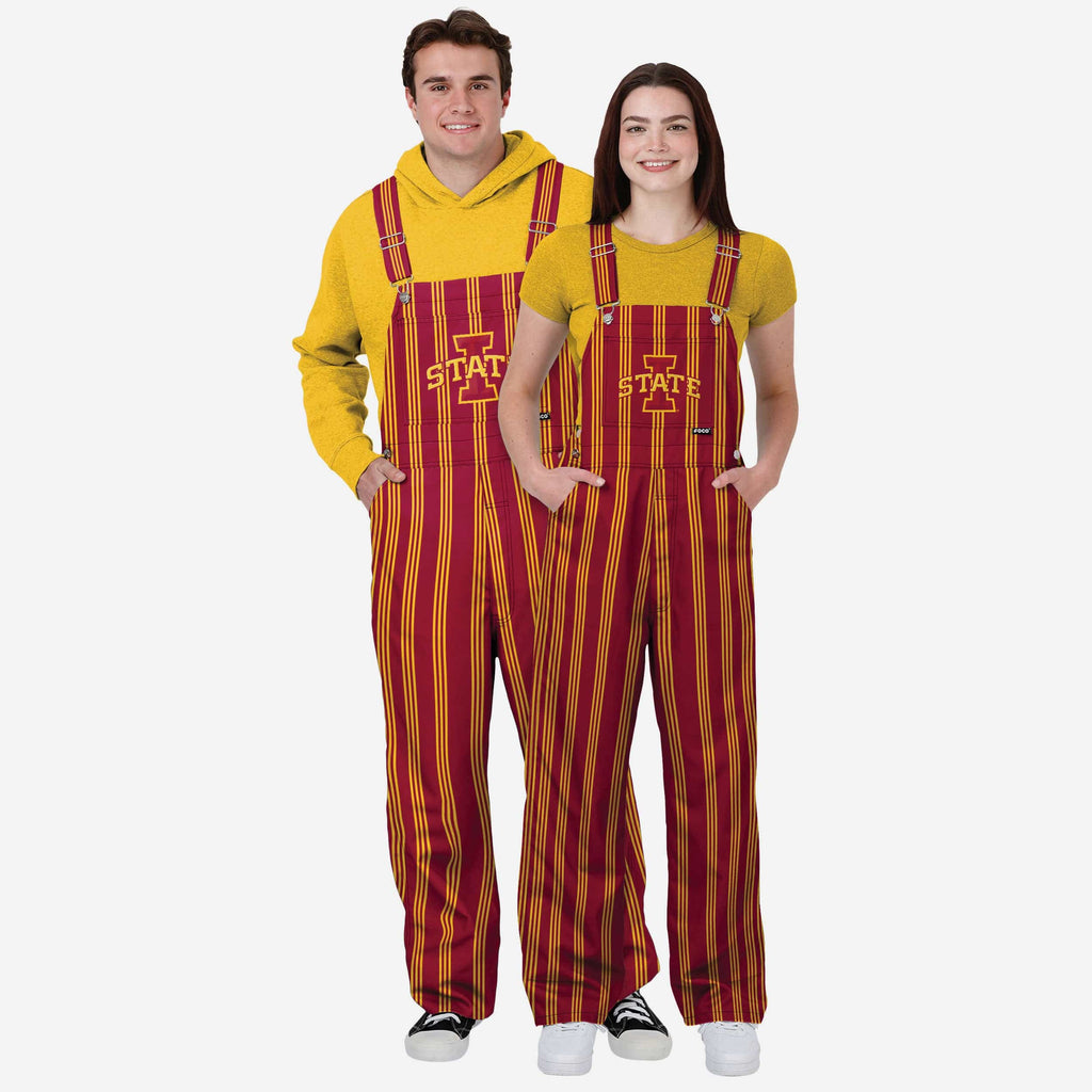Iowa State Cyclones Womens Sideline Spirit Bib Overalls FOCO