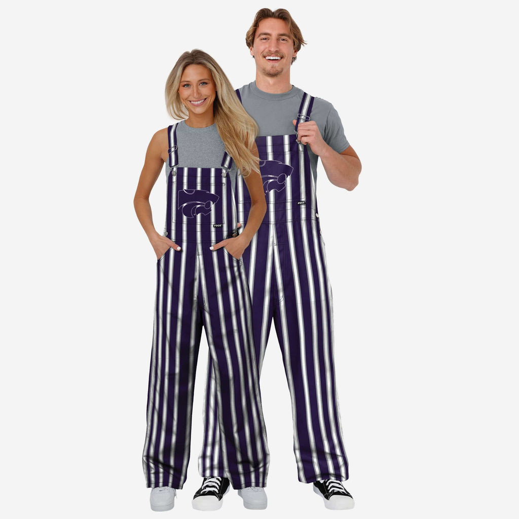 Kansas State Wildcats Womens Sideline Spirit Bib Overalls FOCO