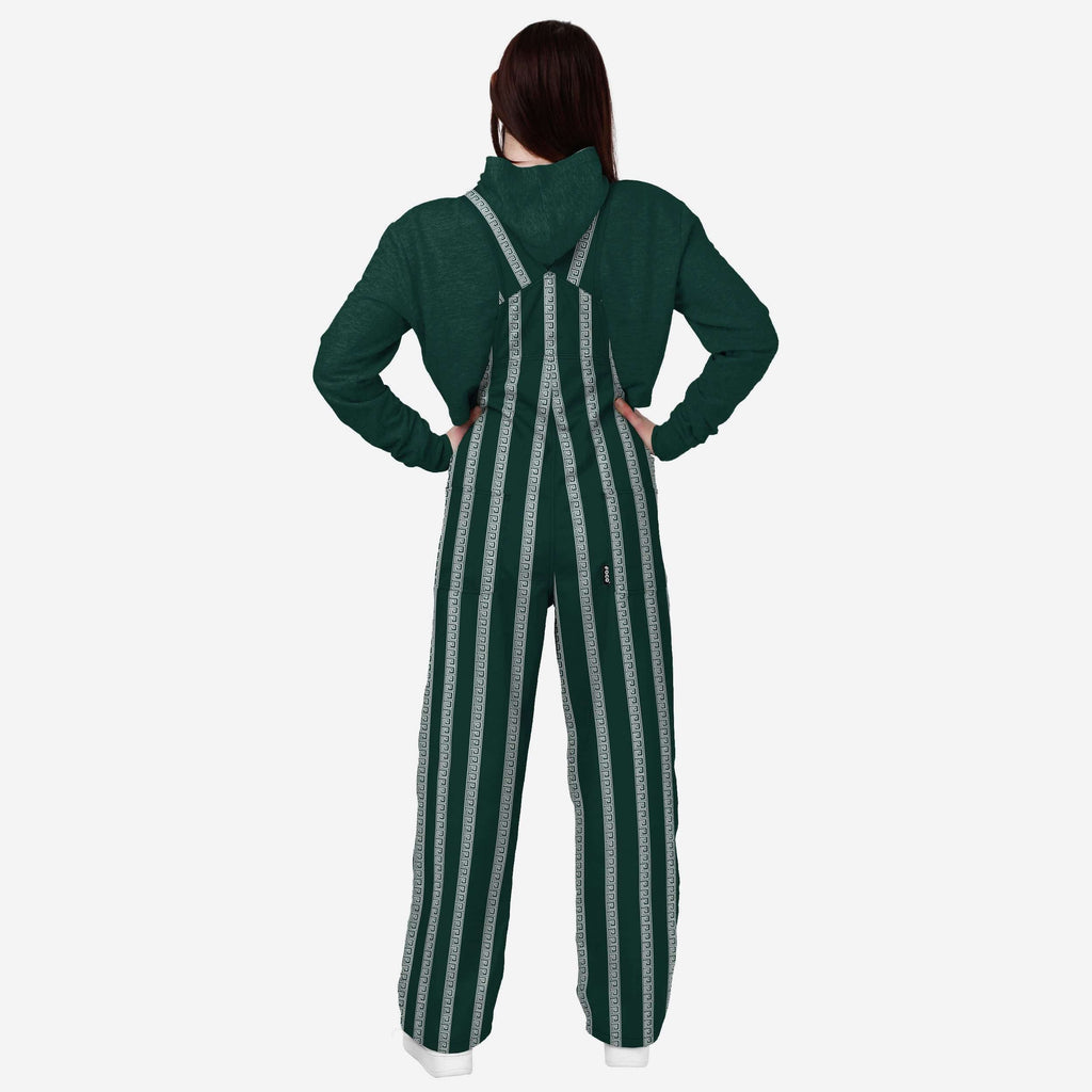 Michigan State Spartans Womens Sideline Spirit Bib Overalls FOCO