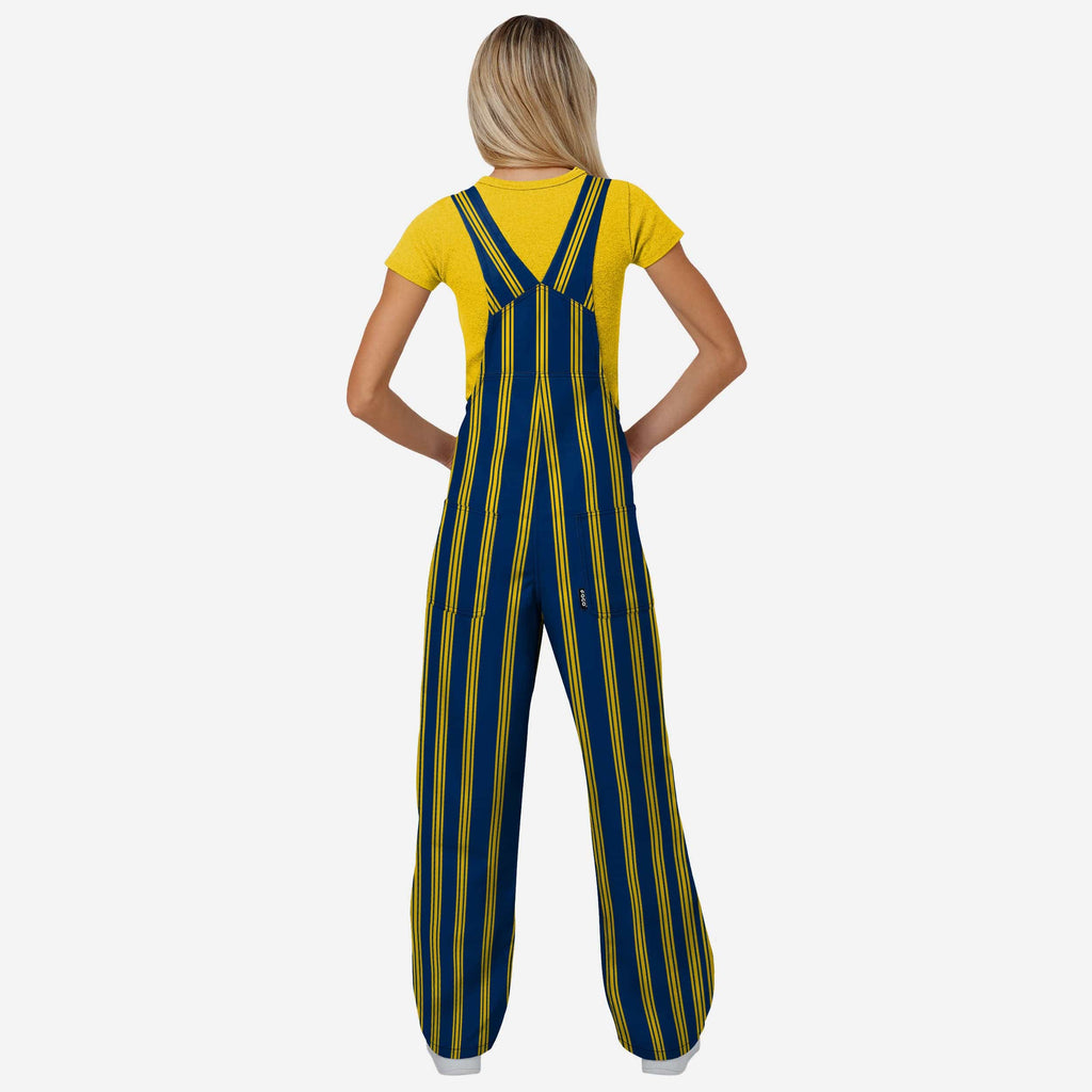Michigan Wolverines Womens Sideline Spirit Bib Overalls FOCO