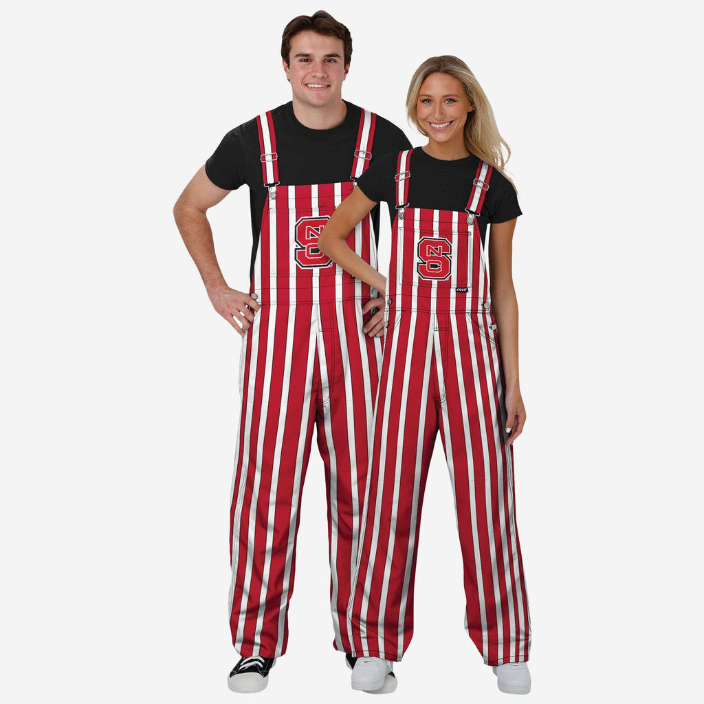 NC State Wolfpack Womens Sideline Spirit Bib Overalls FOCO