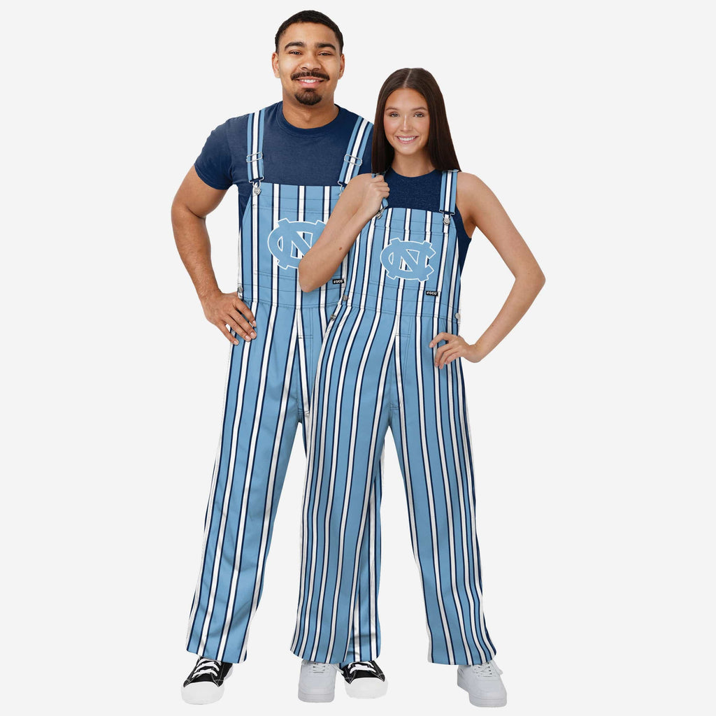 North Carolina Tar Heels Womens Sideline Spirit Bib Overalls FOCO