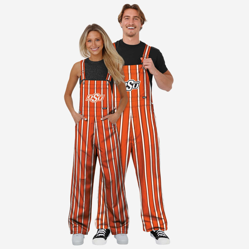 Oklahoma State Cowboys Womens Sideline Spirit Bib Overalls FOCO