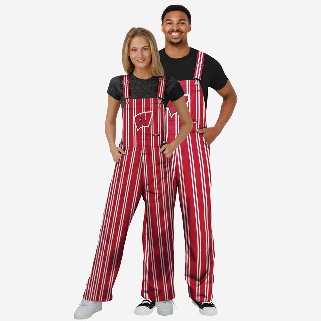 Wisconsin Badgers Womens Sideline Spirit Bib Overalls FOCO