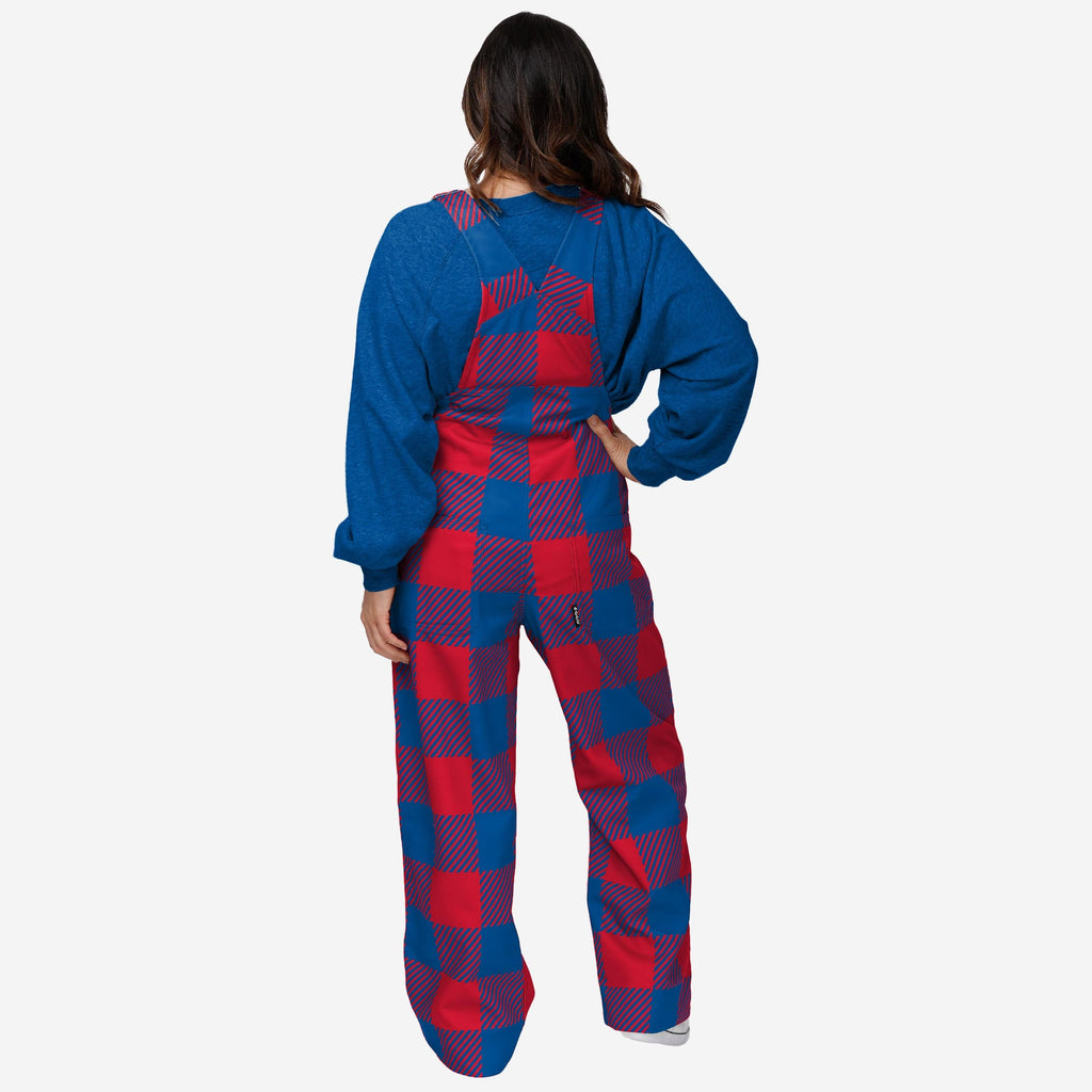 Buffalo Bills Womens Plaid Bib Overalls FOCO