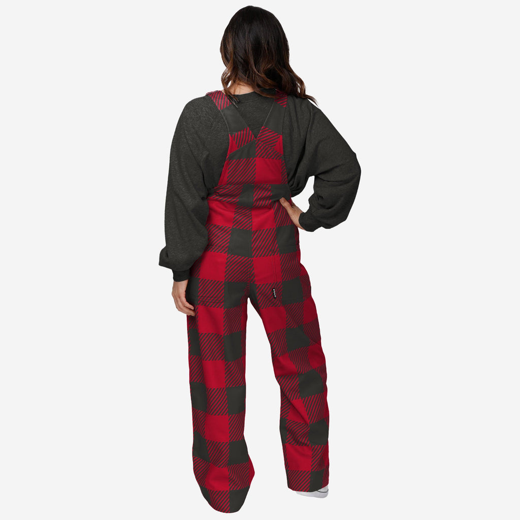 Tampa Bay Buccaneers Womens Plaid Bib Overalls FOCO