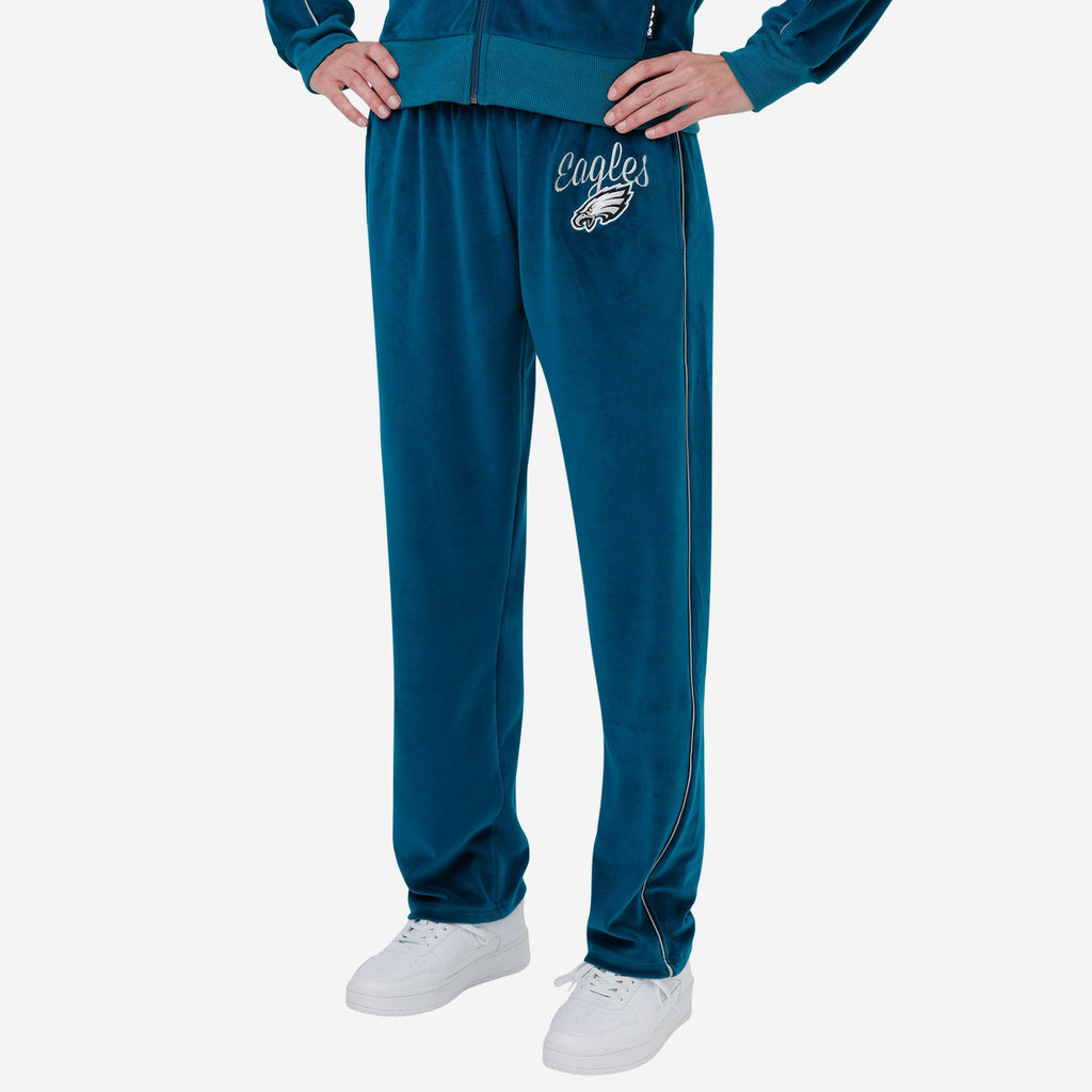 Philadelphia Eagles Womens Velour Pants FOCO