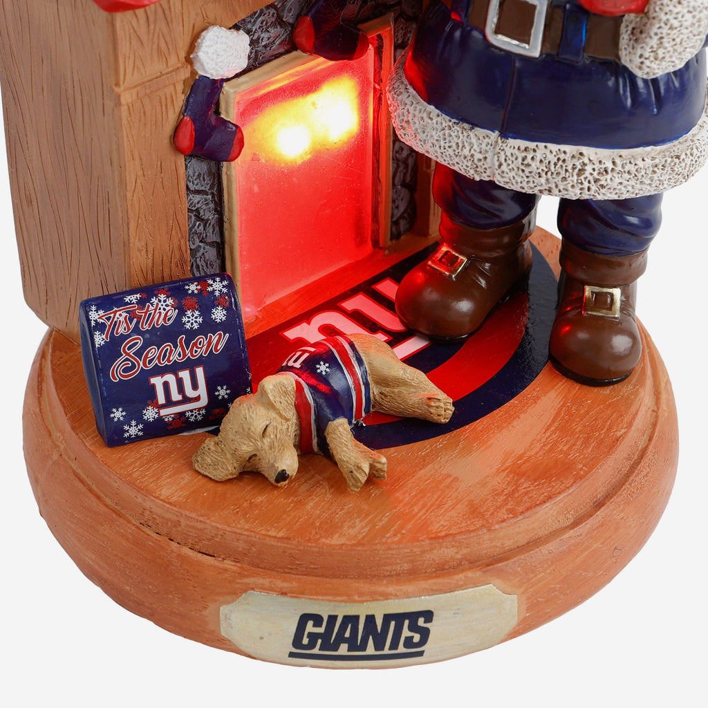 New York Giants Santa Fireplace Figurine FOCO