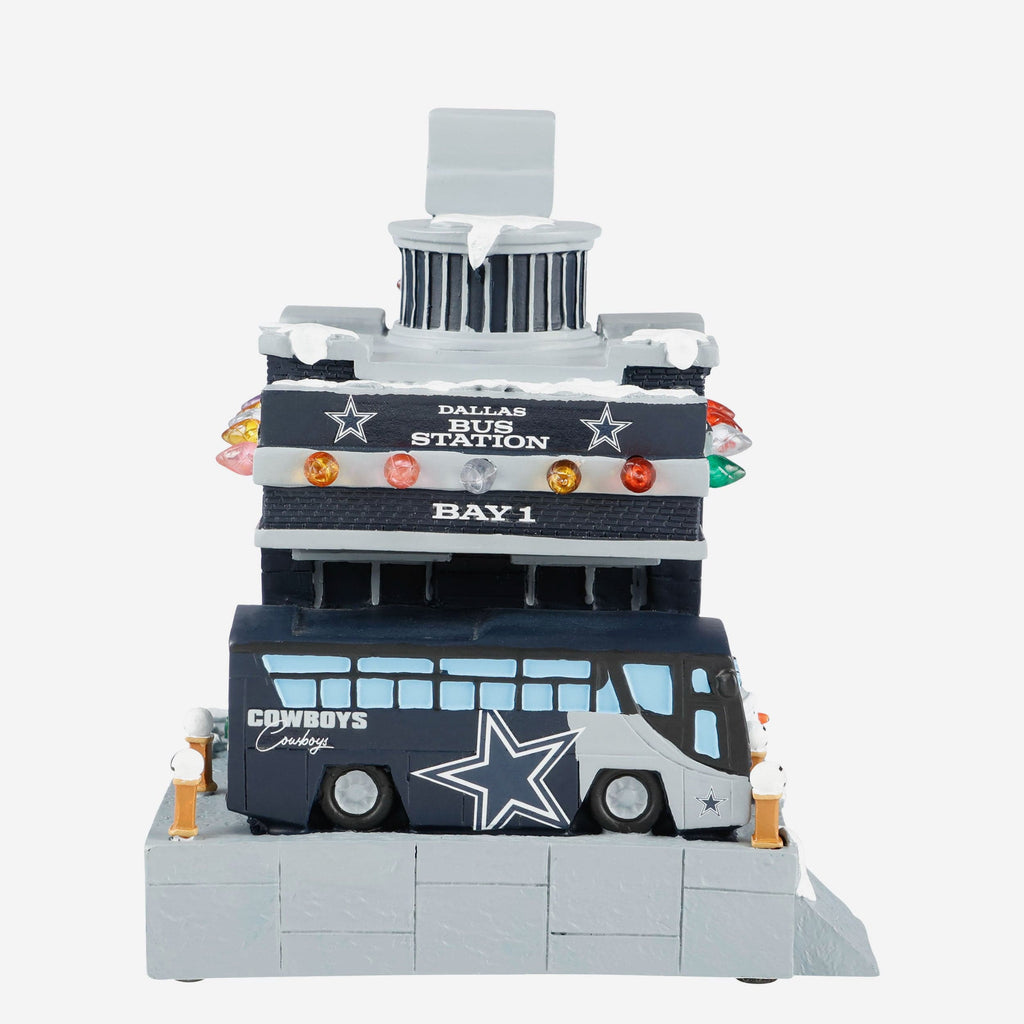 Dallas Cowboys Light Up Resin Team Bus Station FOCO