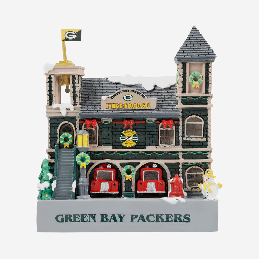 Green Bay Packers Light Up Resin Team Firehouse FOCO