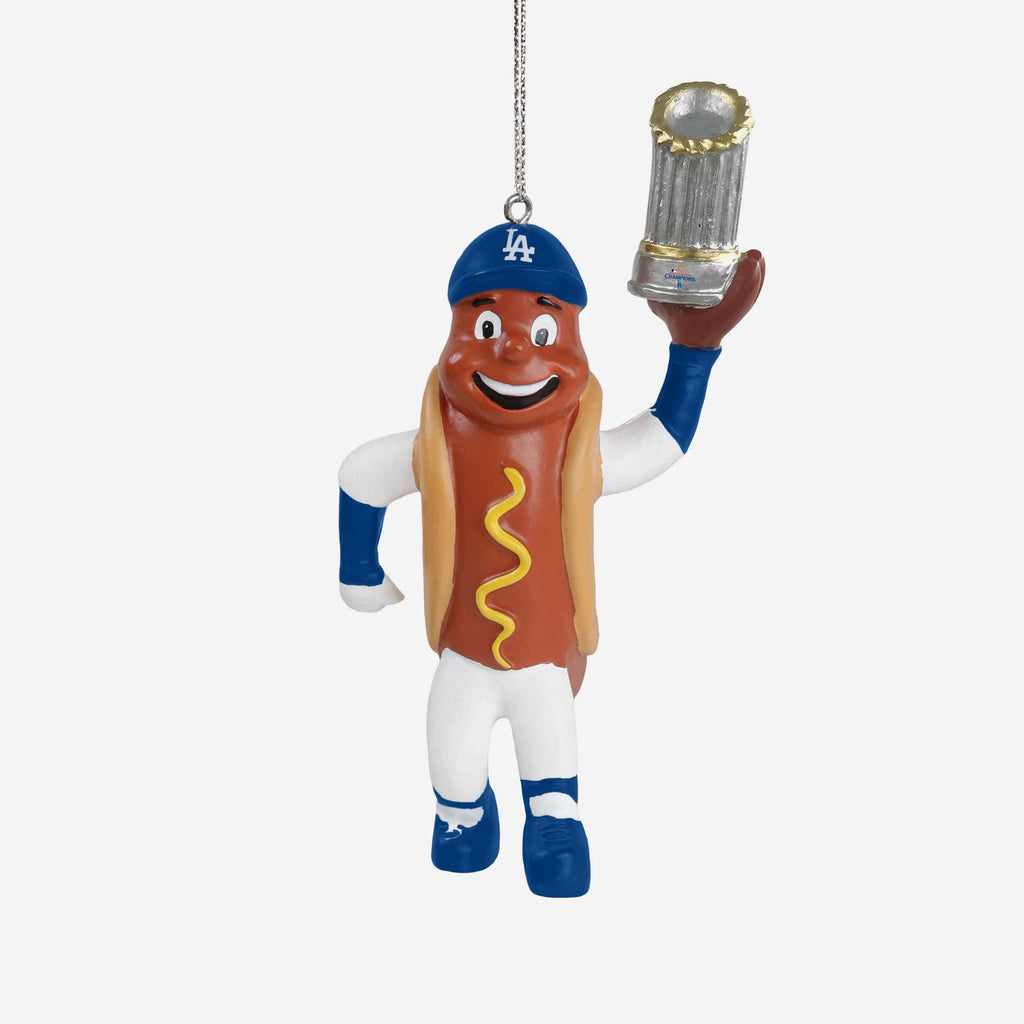 Dodger Dog Los Angeles Dodgers 2024 World Series Champions Mascot Orna FOCO