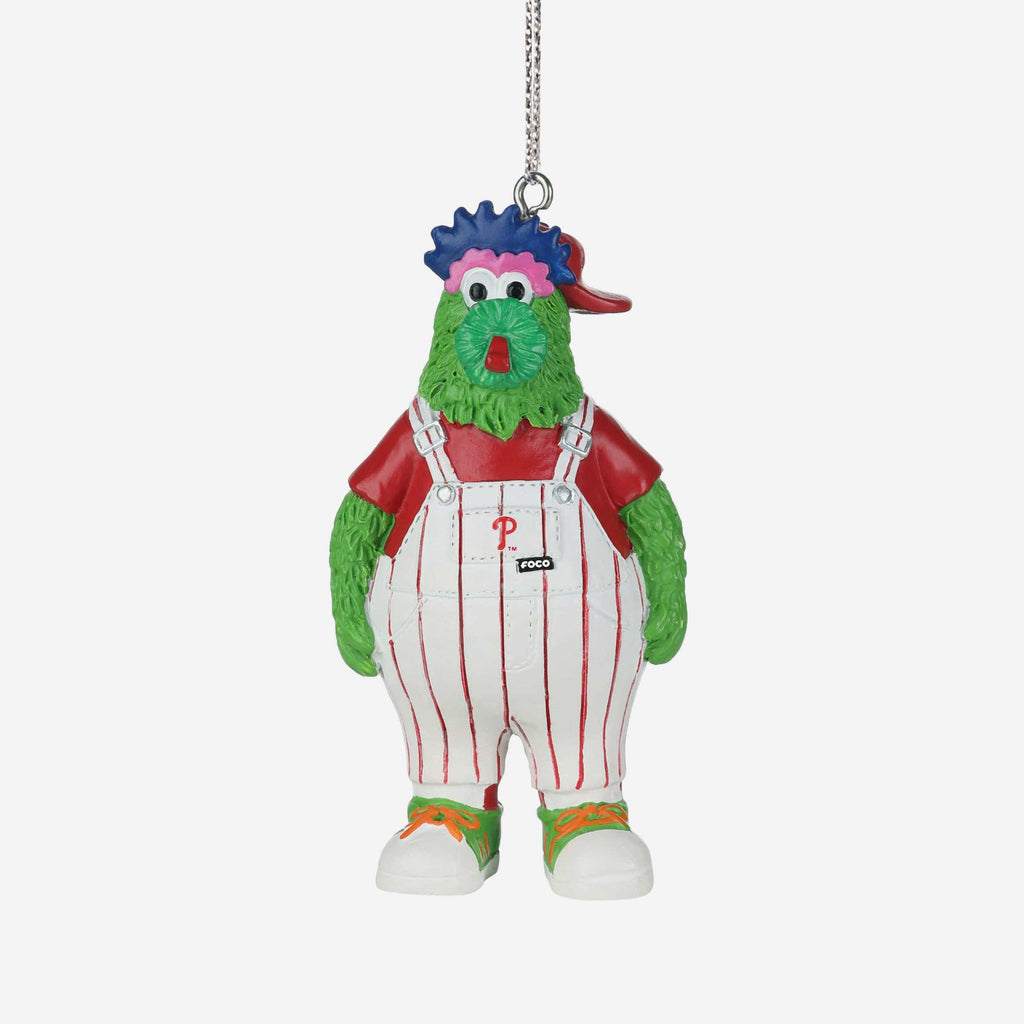 Phillie Phanatic Philadelphia Phillies Bib Overalls Mini Mascot Orname FOCO