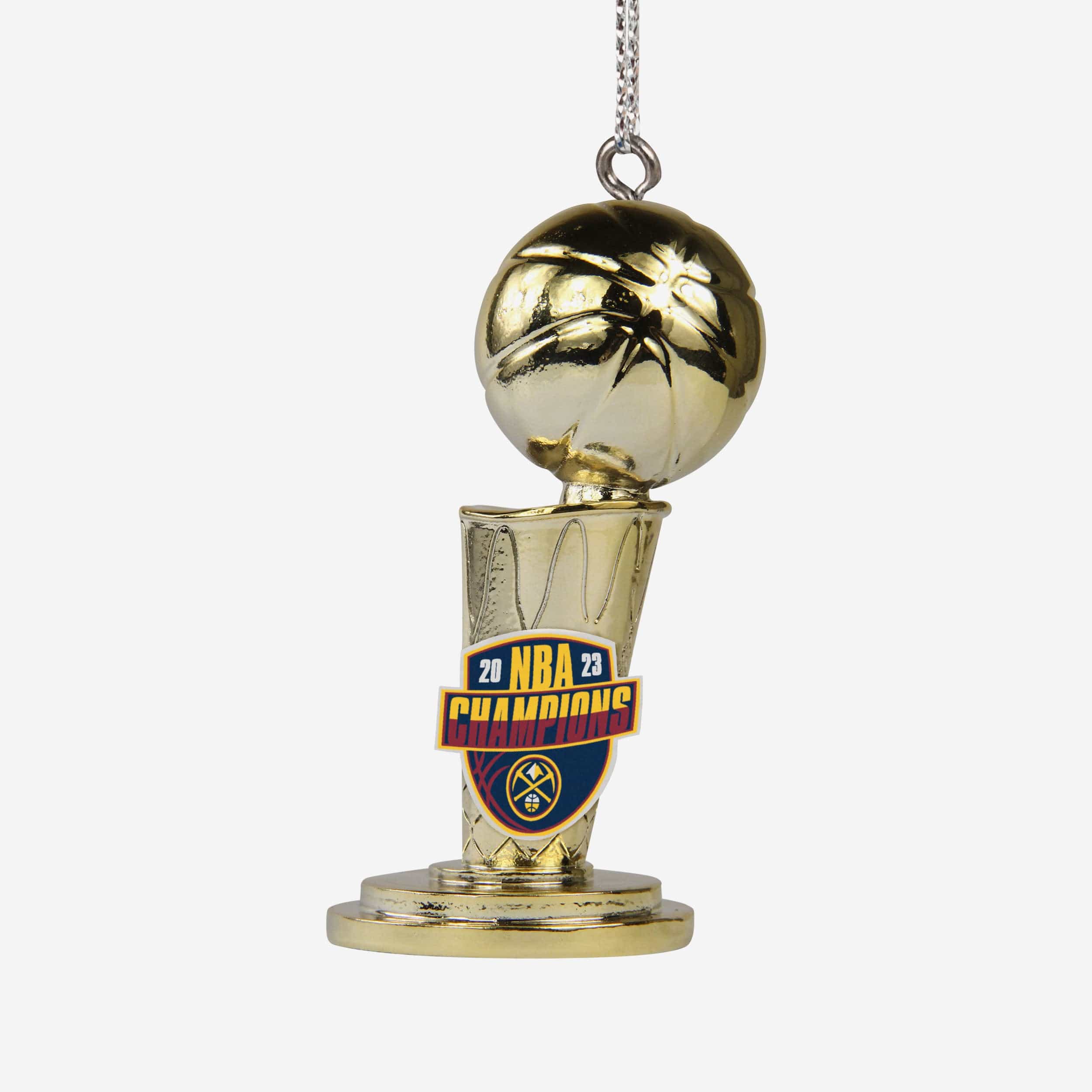 Denver Nuggets 2023 NBA Champions Trophy Ornament FOCO