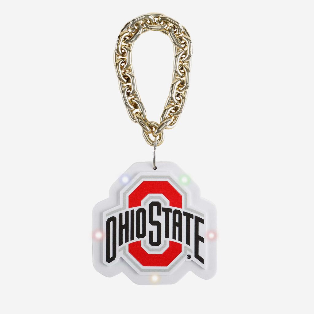 Ohio State Buckeyes Big Logo Light Up Chain Ornament FOCO