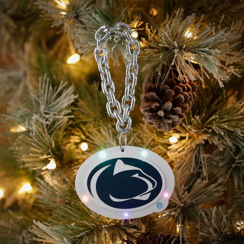 Penn State Nittany Lions Big Logo Light Up Chain Ornament FOCO