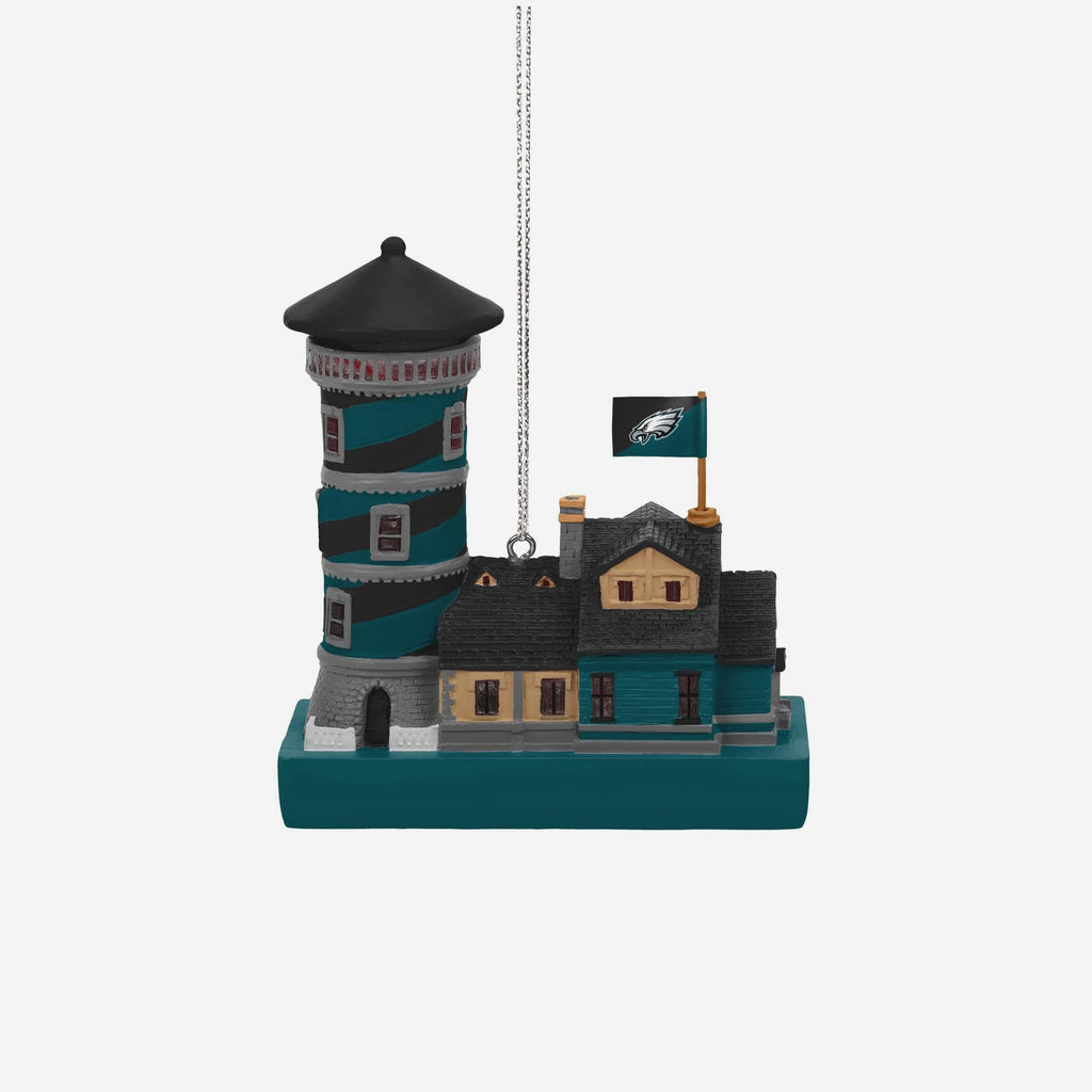 Philadelphia Eagles Light Up Resin Lighthouse Ornament FOCO