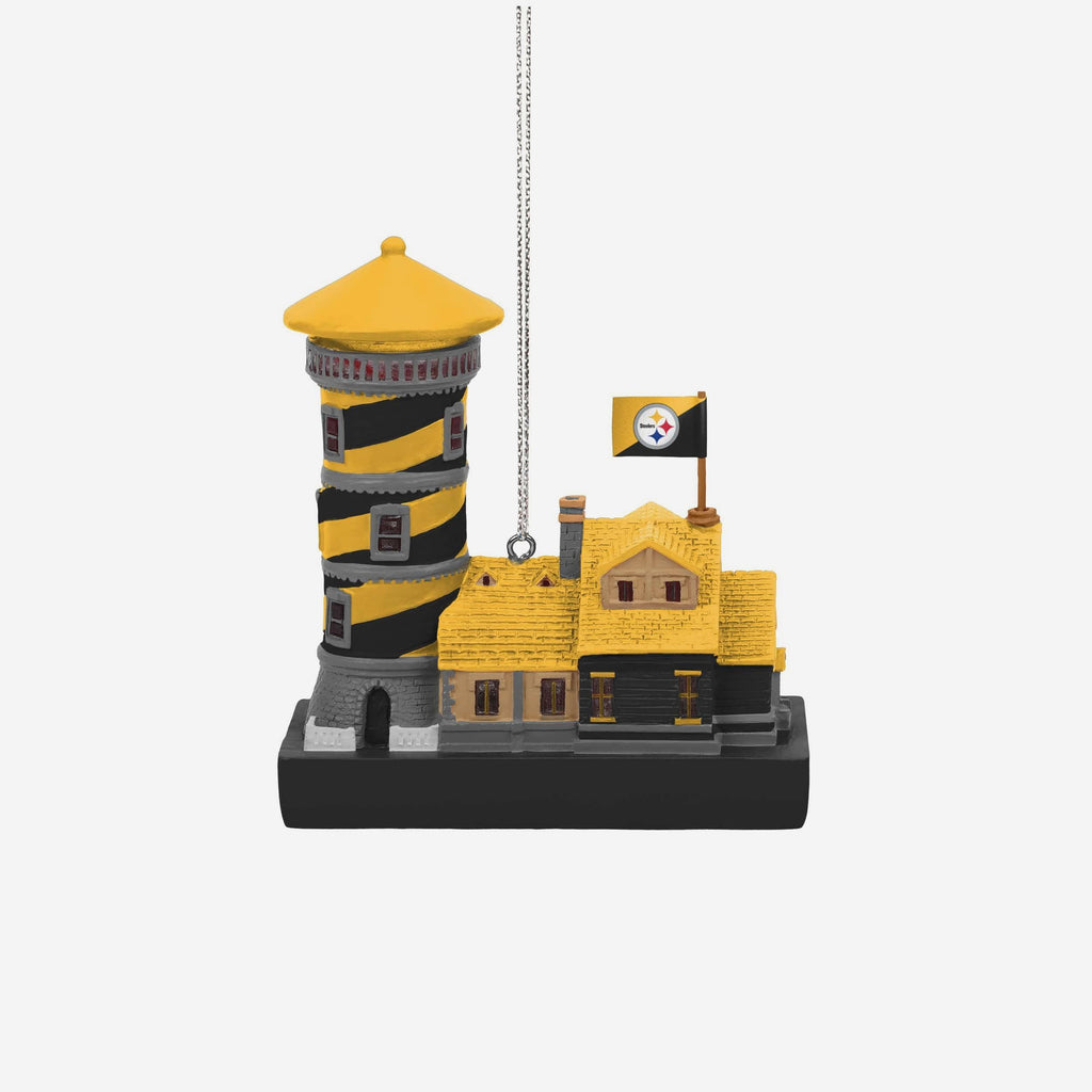 Pittsburgh Steelers Light Up Resin Lighthouse Ornament FOCO