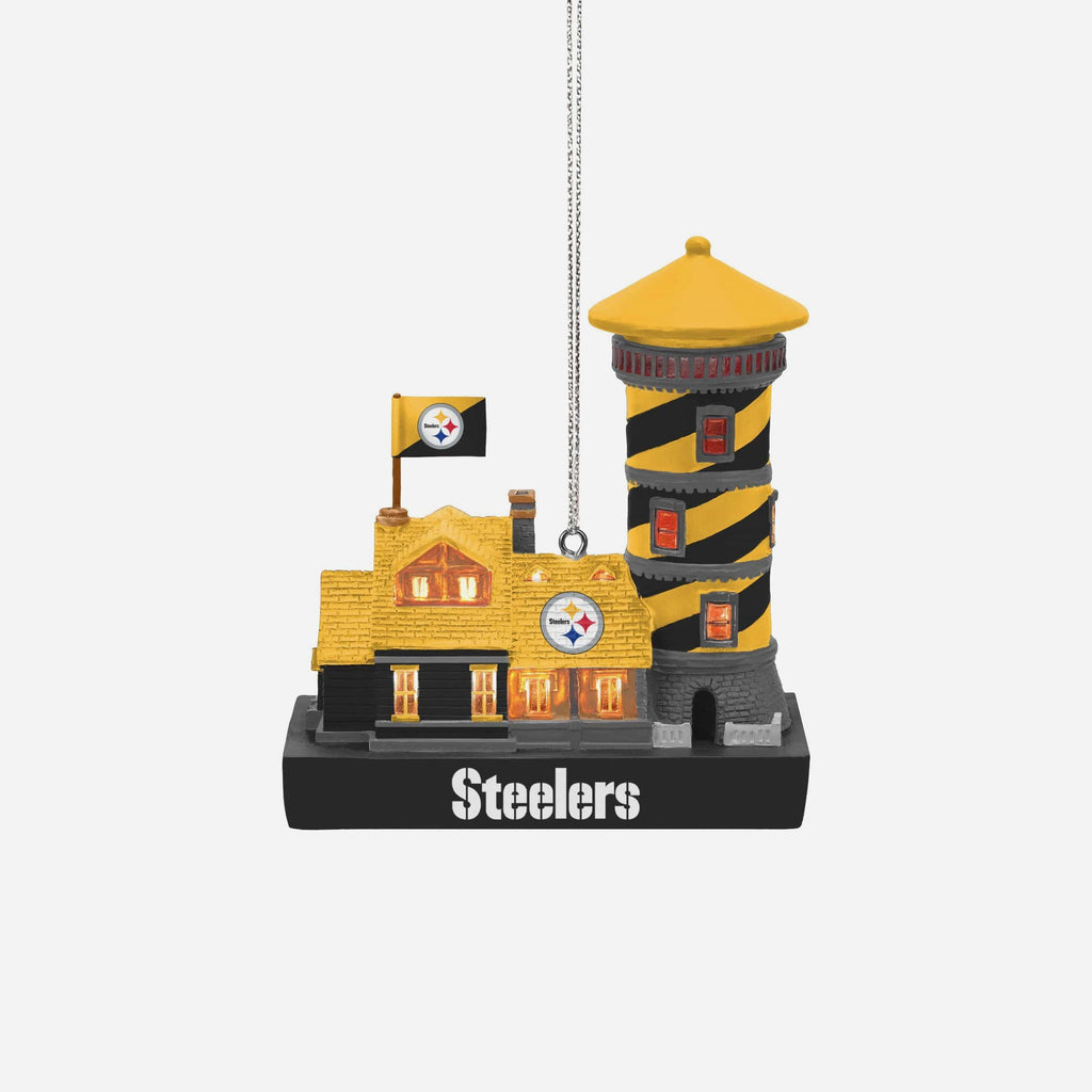 Pittsburgh Steelers Light Up Resin Lighthouse Ornament FOCO