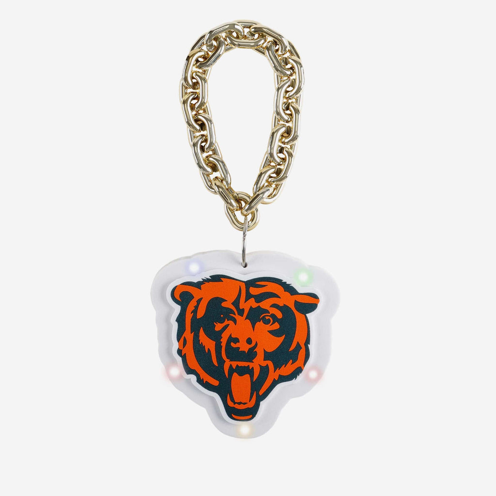 Chicago Bears Big Logo Light Up Chain Ornament FOCO