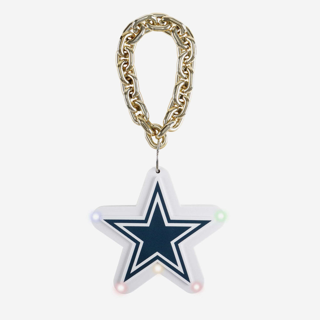 Dallas Cowboys Big Logo Light Up Chain Ornament FOCO