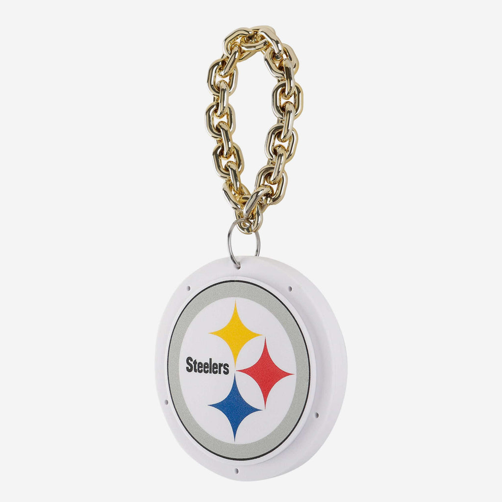 Pittsburgh Steelers Big Logo Light Up Chain Ornament FOCO