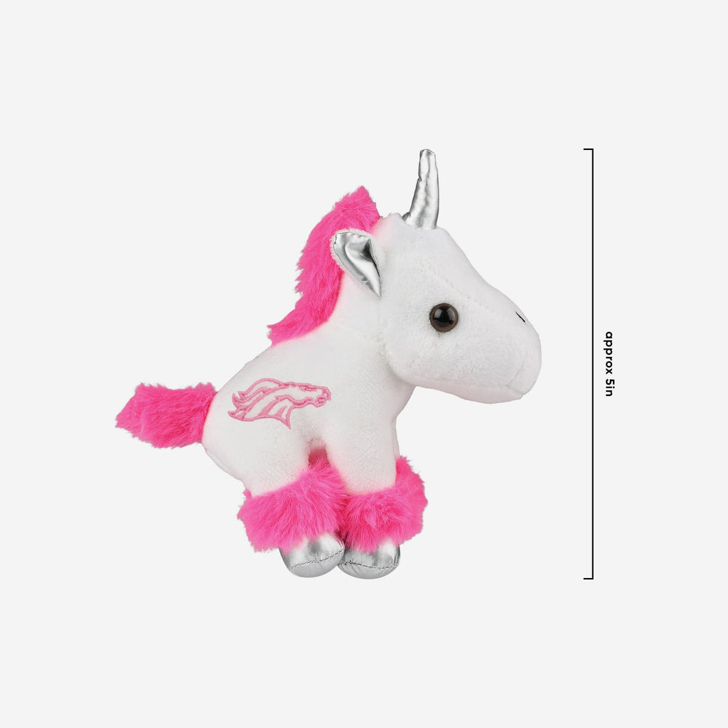 Denver Broncos Plush Unicorn Ornament FOCO
