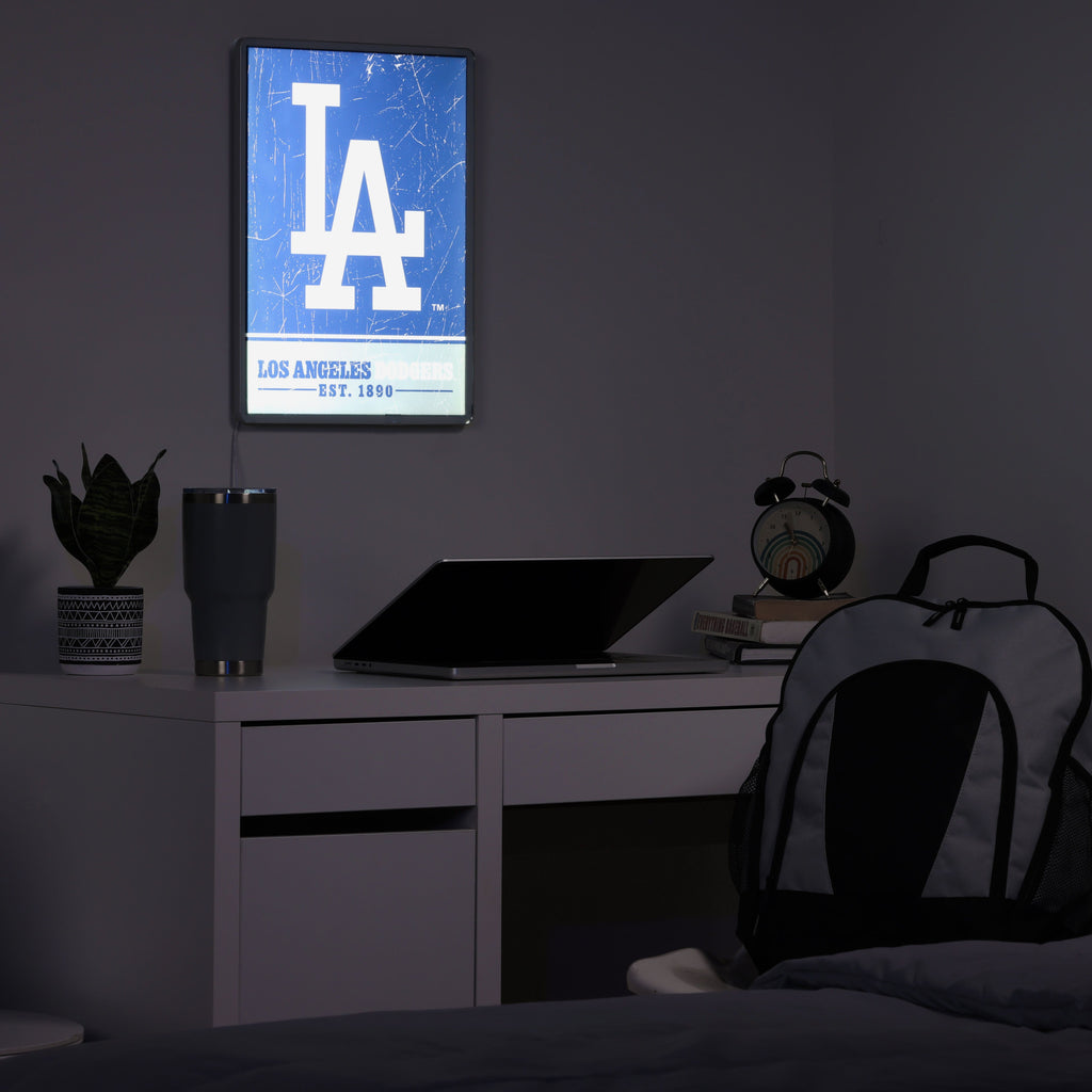 Los Angeles Dodgers Big Logo Backlit Sign FOCO