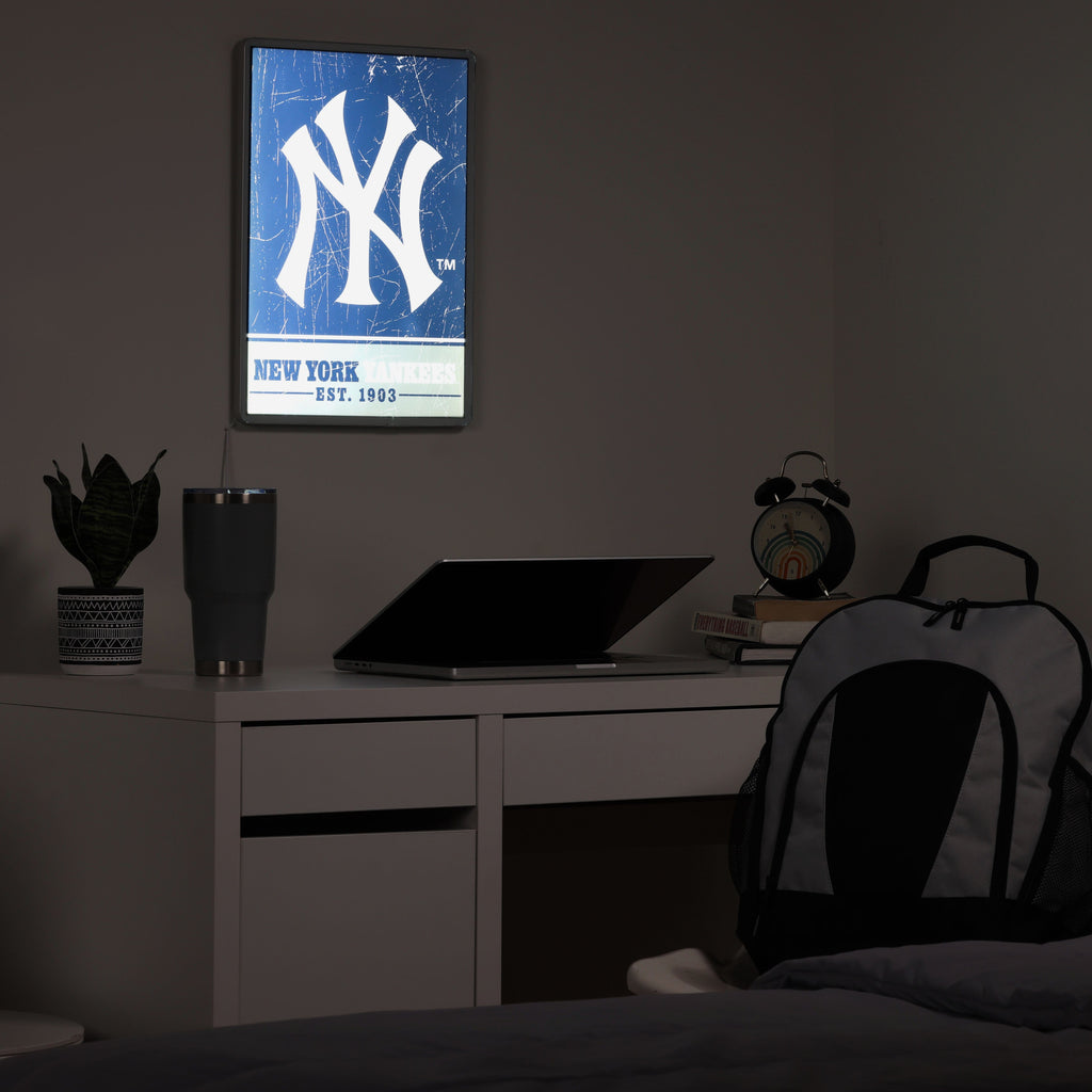 New York Yankees Big Logo Backlit Sign FOCO