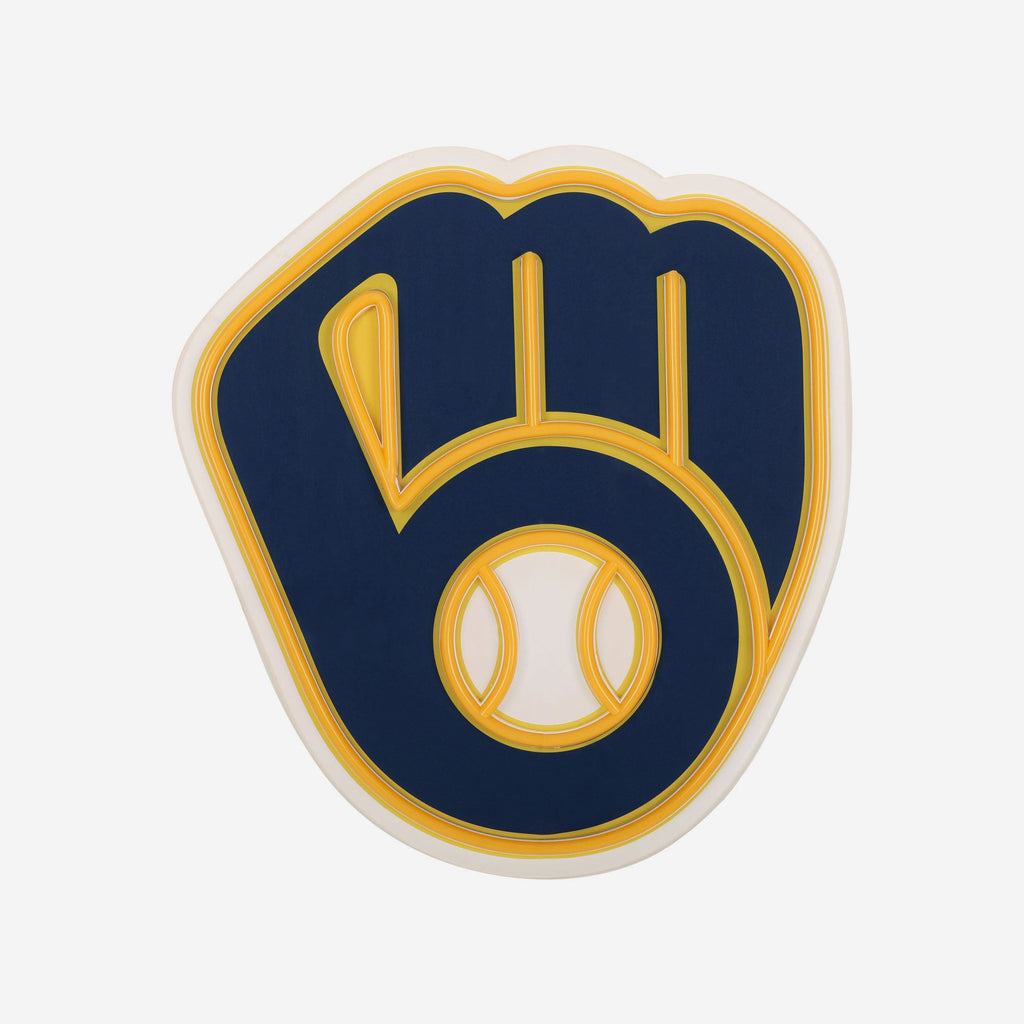 Milwaukee Brewers LED Neon Light Up Team Logo Sign FOCO