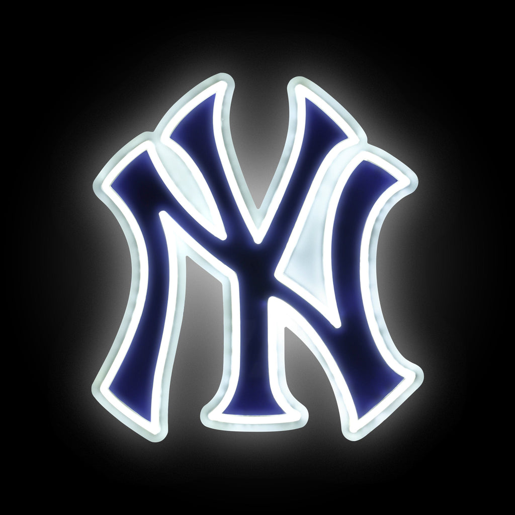 New York Yankees LED Neon Light Up Team Logo Sign FOCO