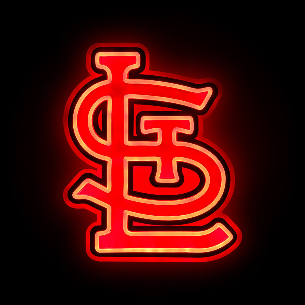 St Louis Cardinals LED Neon Light Up Team Logo Sign FOCO