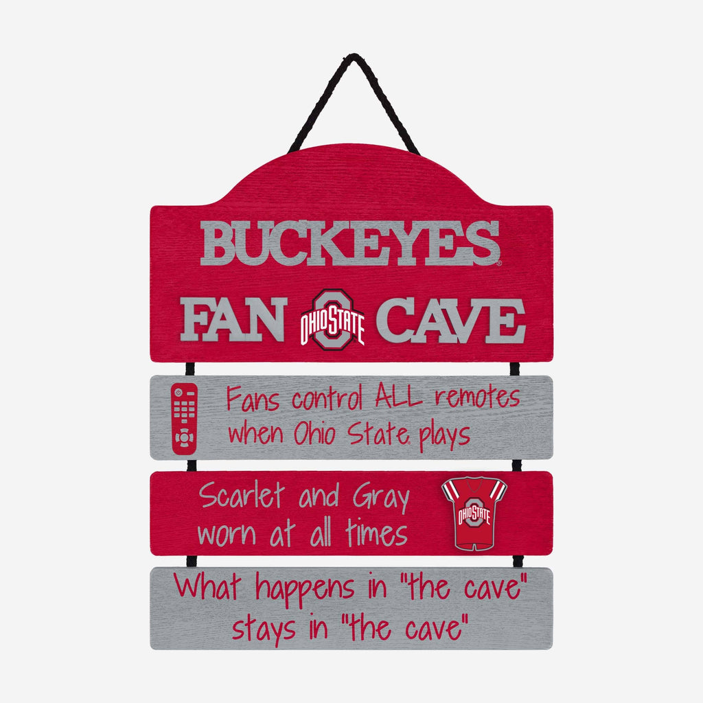 Ohio State Buckeyes Fancave Sign FOCO
