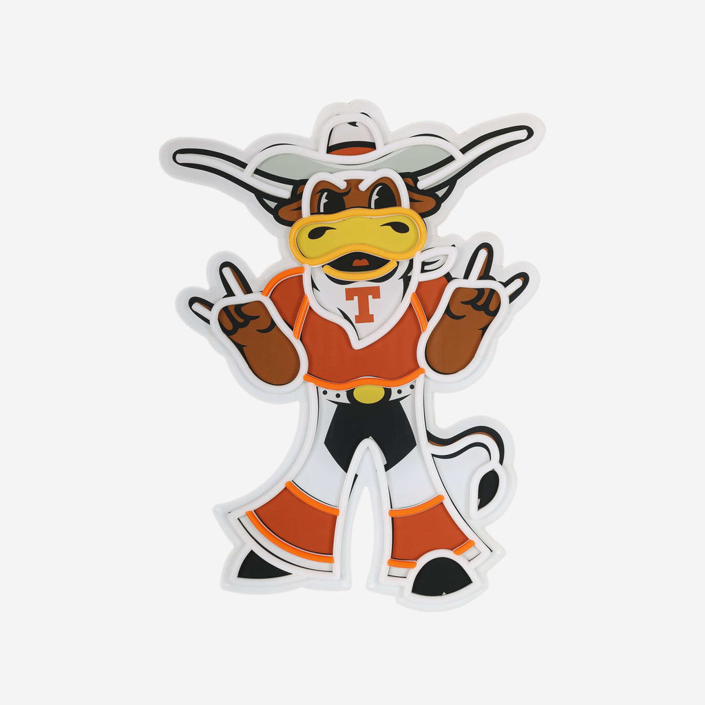 Hook 'Em Texas Longhorn LED Neon Light Up Mascot Sign FOCO