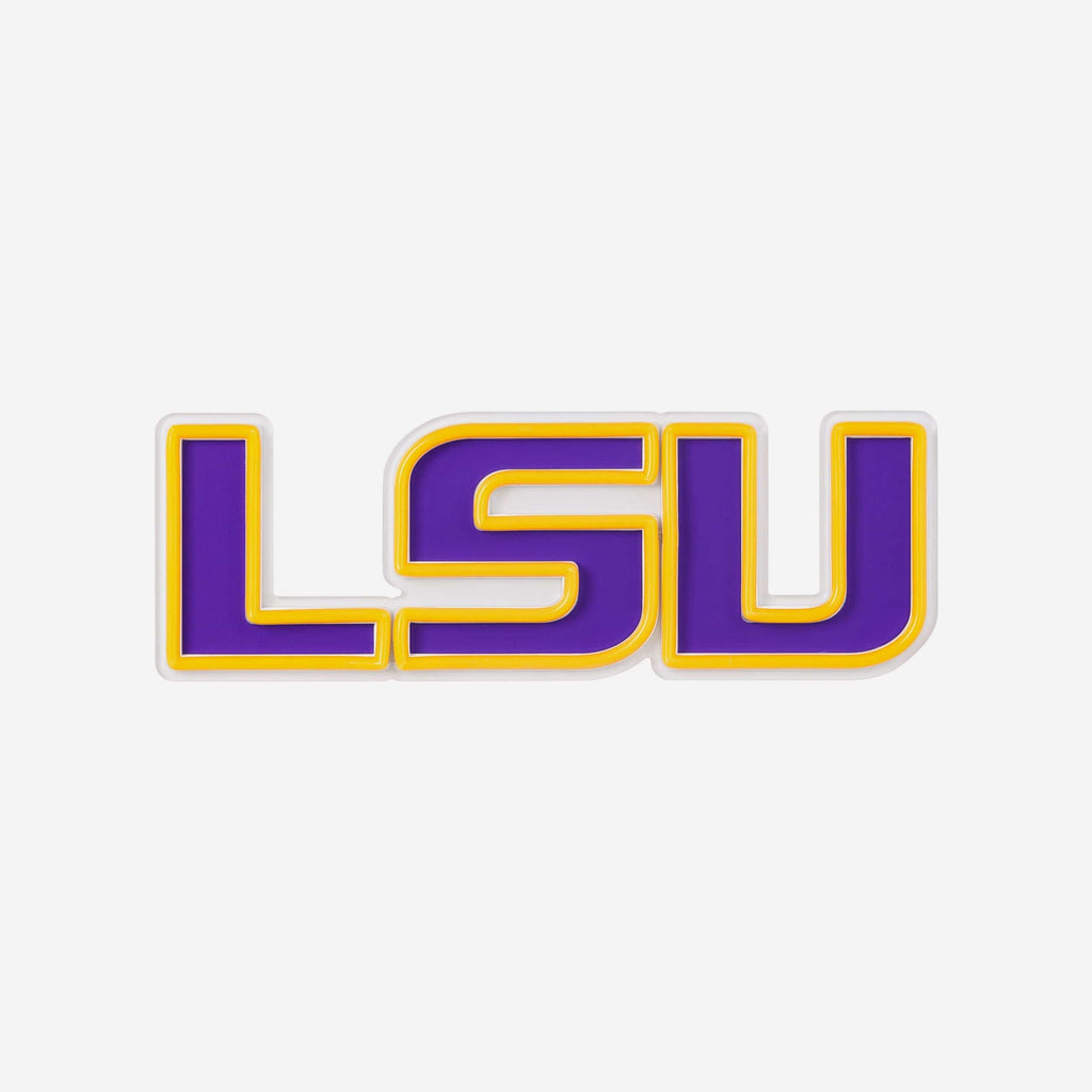 LSU Tigers LED Neon Light Up Team Logo Sign FOCO
