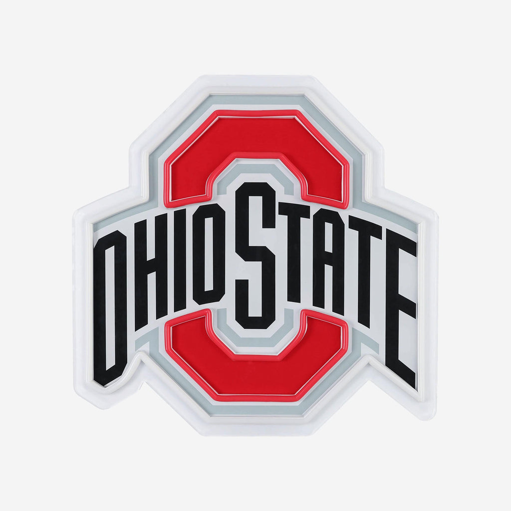 Ohio State Buckeyes LED Neon Light Up Team Logo Sign FOCO