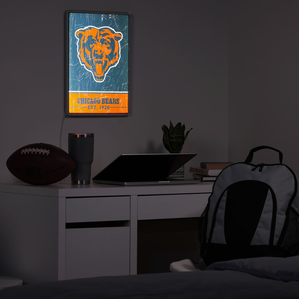 Chicago Bears Big Logo Backlit Sign FOCO