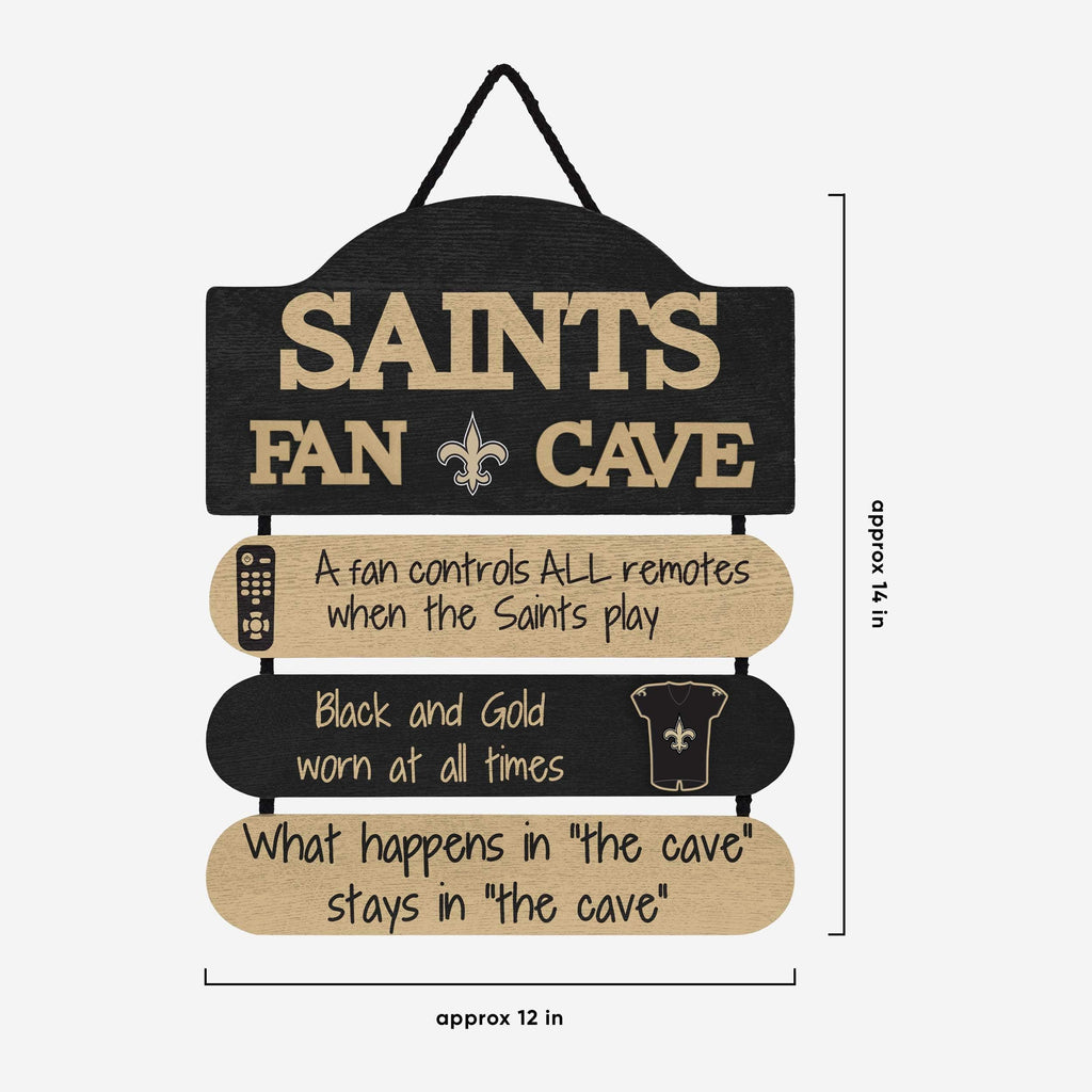 New Orleans Saints Fancave Sign FOCO