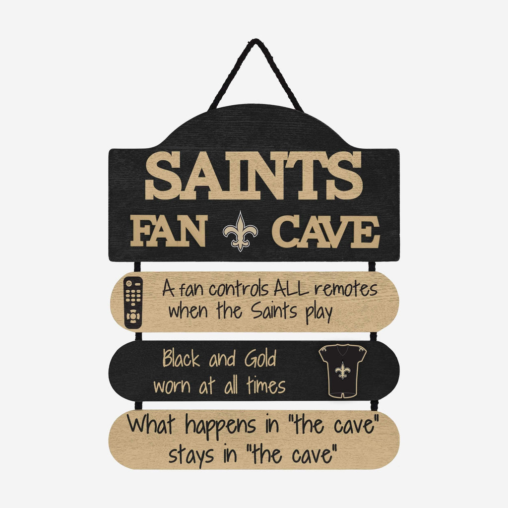 New Orleans Saints Fancave Sign FOCO