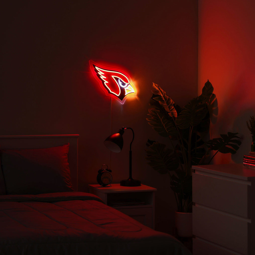 Arizona Cardinals LED Neon Light Up Team Logo Sign FOCO