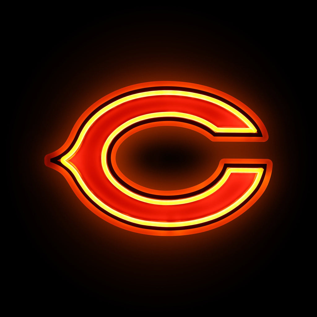 Chicago Bears LED Neon Light Up Team Logo Sign FOCO