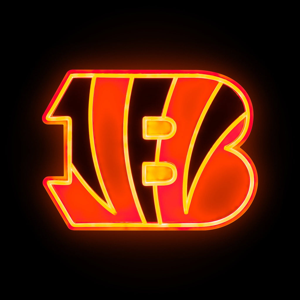 Cincinnati Bengals LED Neon Light Up Team Logo Sign FOCO